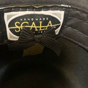 Scala | Accessories | New Scala Wool Fedora Hat Handmade Black Boho ...